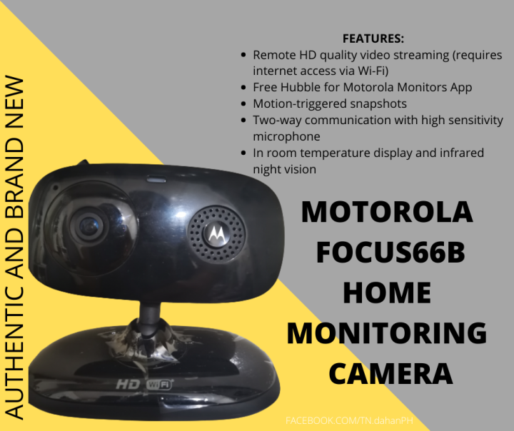 Motorola Focus 66B Wifi Home Video Camera | Lazada PH
