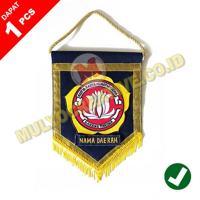 Bendera Vandel Logo Custom Bordir - Bendera Vandel Logo Karang Taruna ...