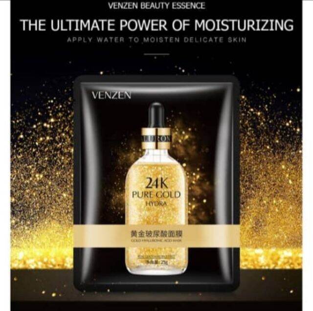 Veze Venzen 24K Pure Gold Hydra Mask Hyaluronic VEZE | Lazada
