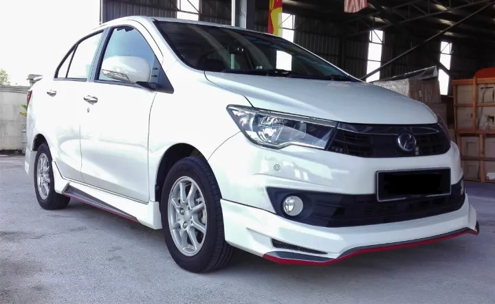 Perodua Bezza Project X Design Bodykit Body Kit Skirting Skirt Lip With ...