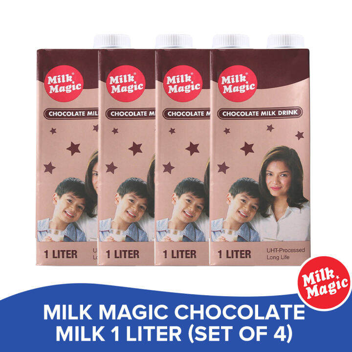 Milk Magic - Chocolate Milk 1 Liter (Set of 4) - Nutritious Healthy ...