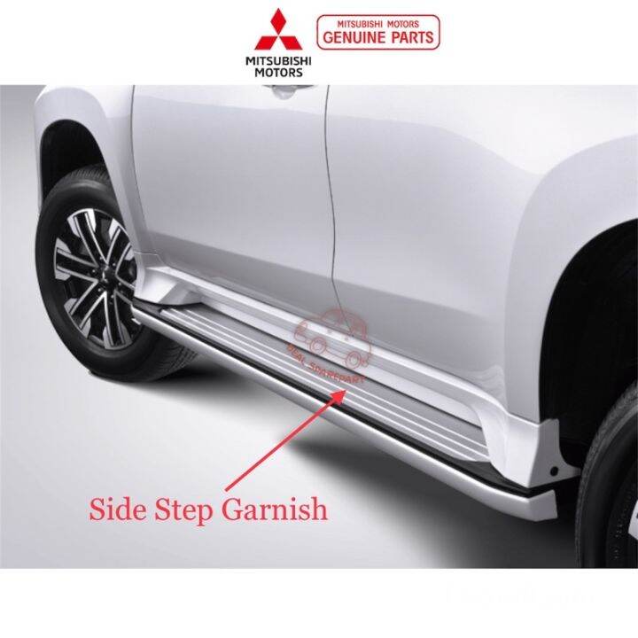Side Step Garnish Mitsubishi New Pajero Sport Facelift / Body Kit ...