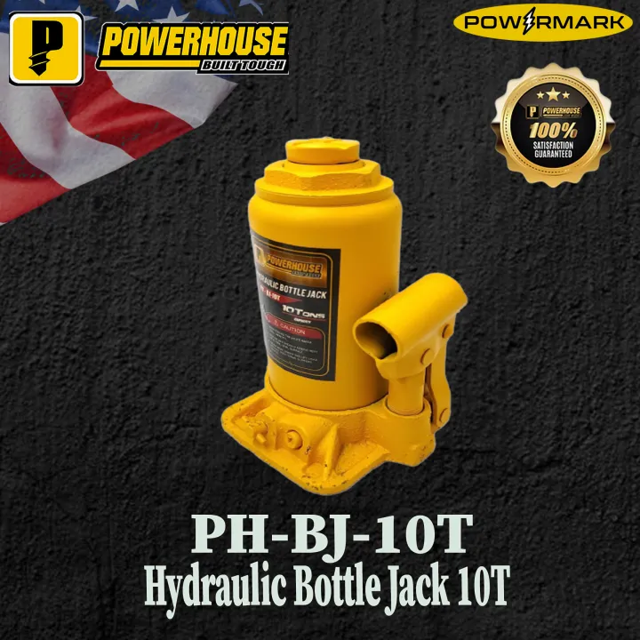POWERHOUSE PH-BJ-10T Hydraulic Bottle Jack 10T [POWERMARK | PHT ...