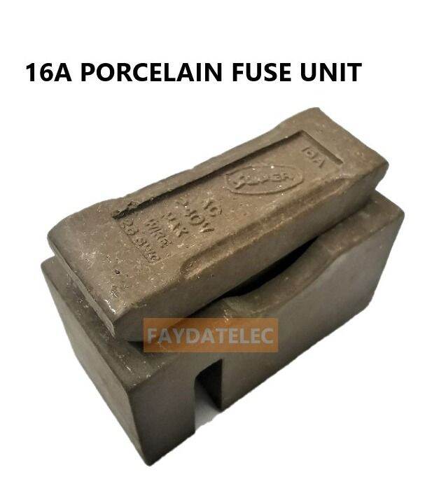 INDIA 16A PORCELAIN FUSE UNIT | Lazada