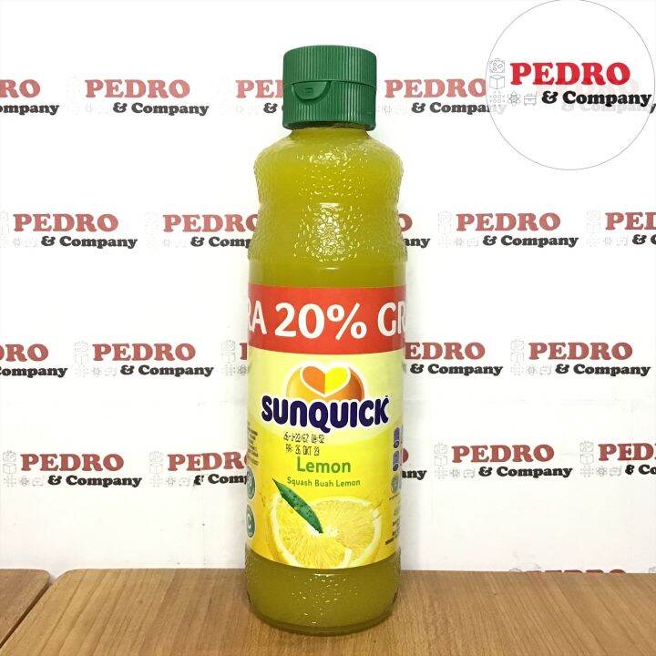 sunquick lemon 330ml - (botol kaca kecil) | Lazada Indonesia