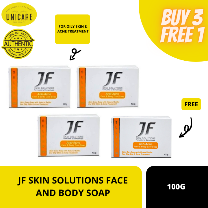 JF SKIN SOLUTIONS FACE AND BODY SOAP (100G) | Lazada