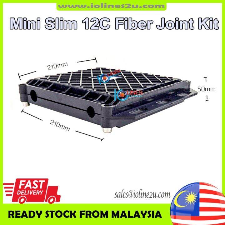 Mini Square 12 core Outdoor Fiber optic Splicing Box Enclosure Joint ...