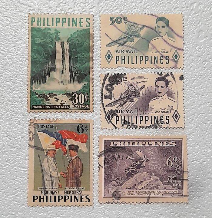 Philippine Postage Stamp set: 1959 Maria Cristina falls (Mindanao ...