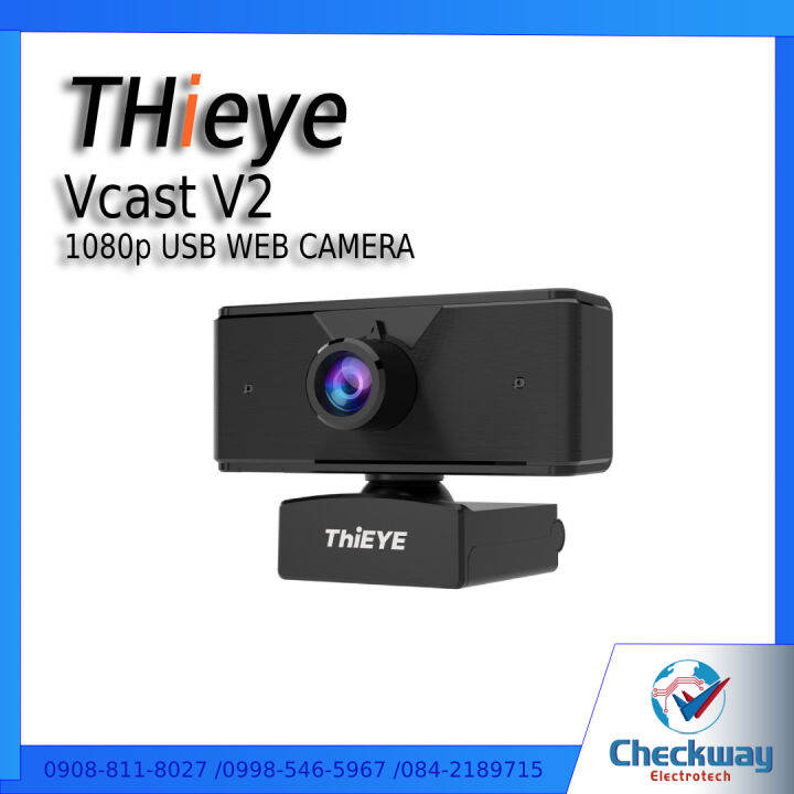 THieye VCAST V2 1080p WEB CAMERA |CHECKWAY ELECTROTECH | Lazada PH