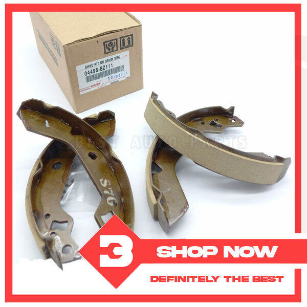Genuine Toyota Brake Shoe for Toyota Wigo (2012 - 2022) - 04495-BZ111 ...