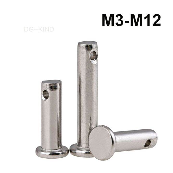 Flat Shaft Head With Cylindrical Hole Pin 304 Stainless Steel ...
