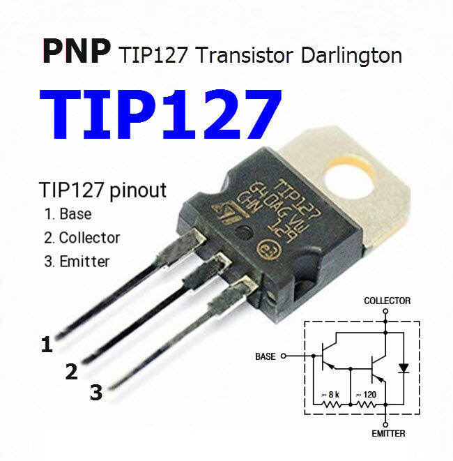 TIP127 5.0 A, 100 V PNP Darlington Bipolar Power Transistor | Lazada.co.th