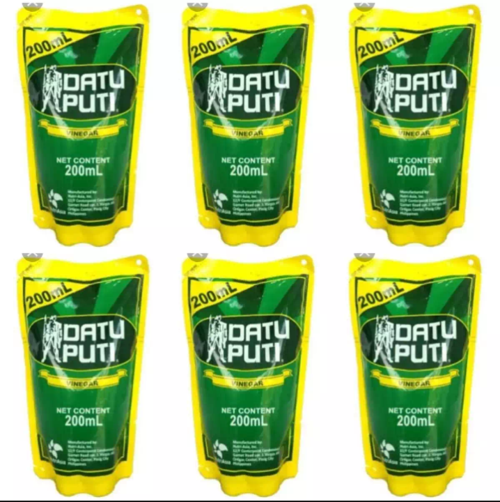 Datu Puti Vinegar (200ml x 6pouch) | Lazada PH