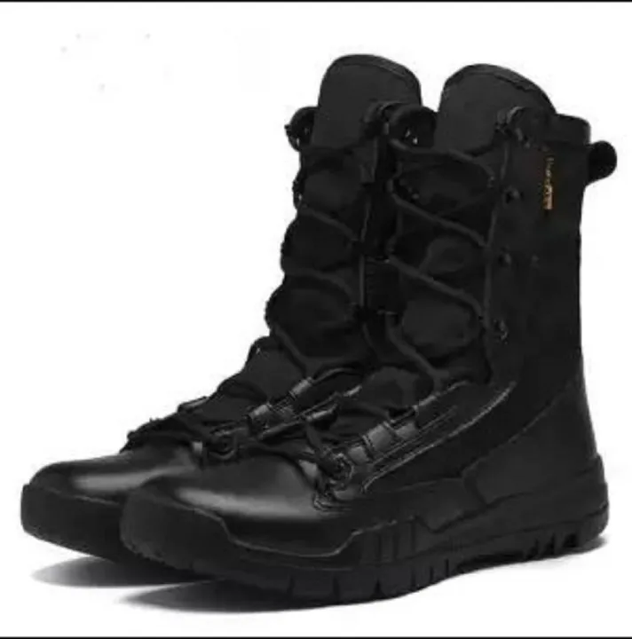 SEPATU BOOTS PRIA SAFETY PDL COMANDO TNI POLRI MILITER SATPAM KUAT DAN ...