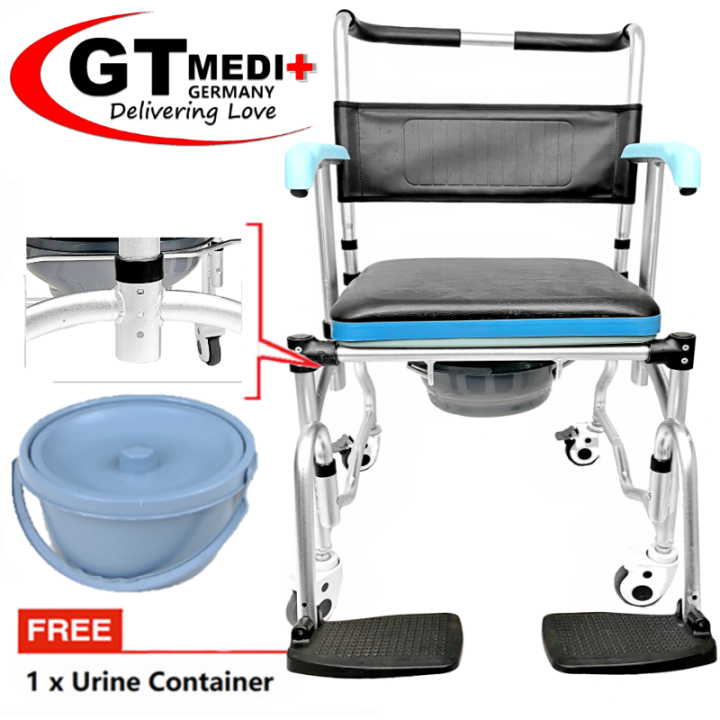 GT MEDIT GERMANY Bath Shower Seat Potty Toilet Bowl Commode Wheelchair ...