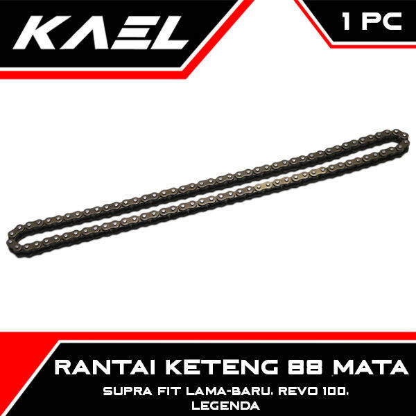 Rantai Keteng 88 Mata Supra Fit Lama New & Revo 100 Old & Legenda Rante ...