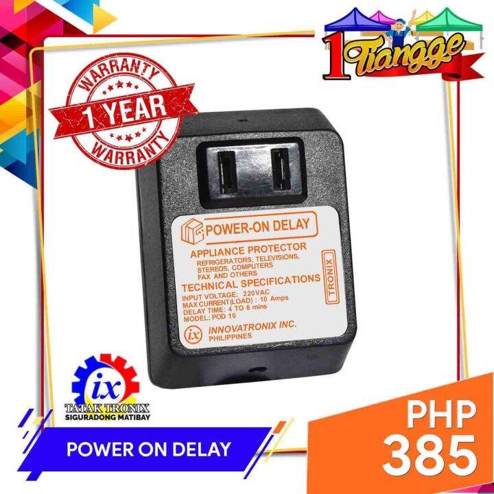 1Tiangge Tronix POD-10 Power on Delay POD 10 Appliance Protector Energy ...