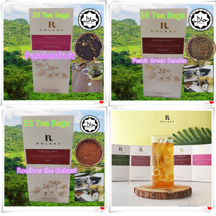Roleaf Uncang Teh 35 Sachets High Quality Whole Leaf Premium Teas 7 ...