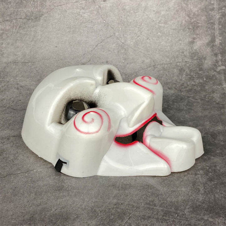Saw Puppet Mask Evil Horror Clown Saw Halloween White Mask for ...