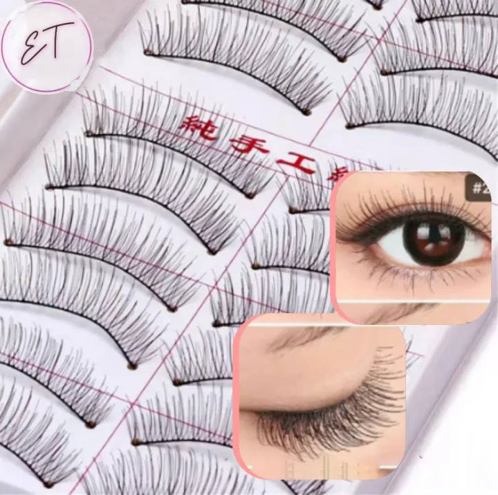 Taiwan False Eyelashes Makeup lashes 10pairs | Lazada PH
