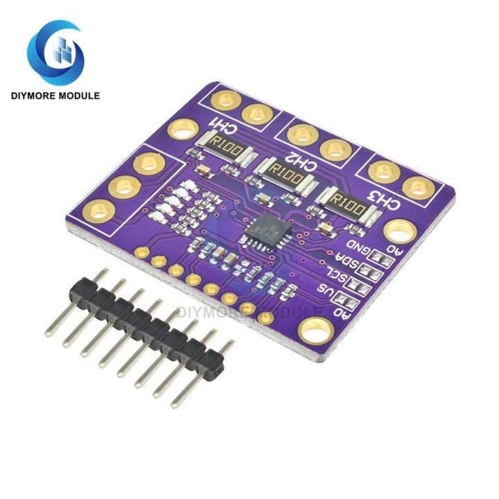 INA3221 Triple Channel Shunt Current Sensor Board Power Supply Voltage ...