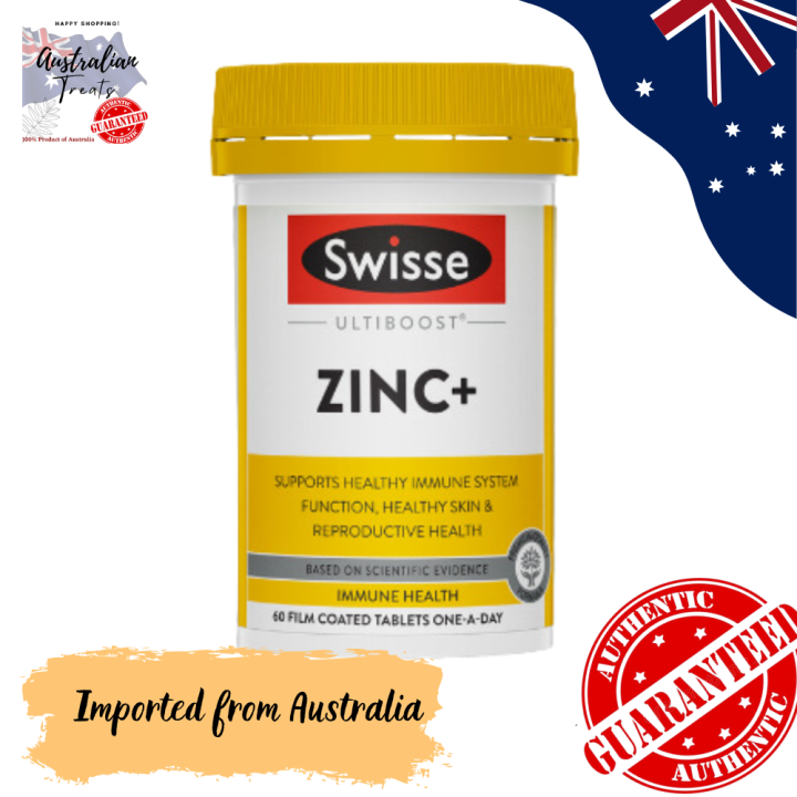 Swisse Ultiboost Zinc+ Tablets For Immune System Support 60 tablets ...