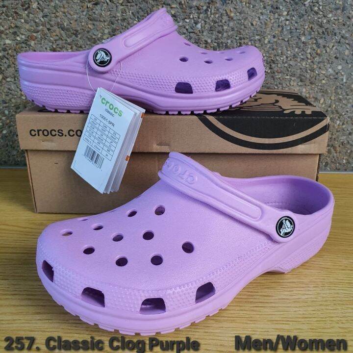 ONHAND Crocs 257. Classic Clog Purple Authentic Made in Vietnam The Best Quality | Lazada PH