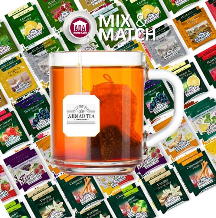 Ahmad Tea London Mix & Match Assorted Loose Pack Various Flavour Tea ...