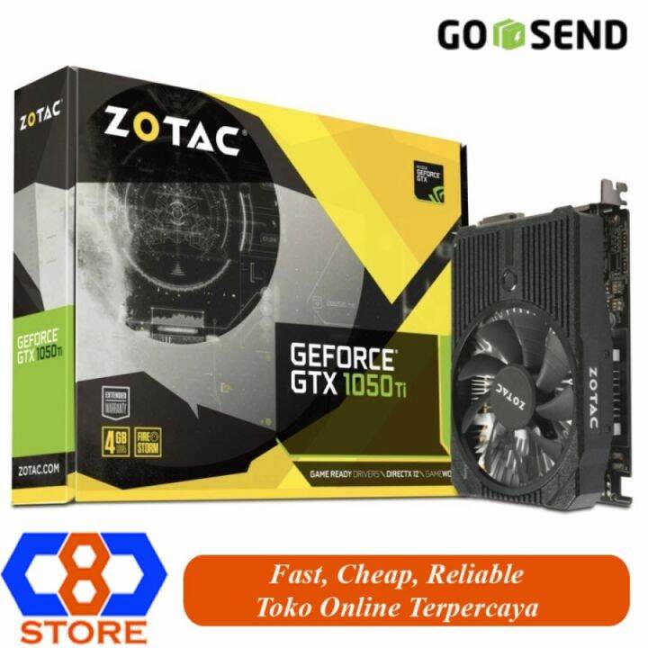 VGA ZOTAC GEFORCE GTX 1050TI 4GB 128BIT GDDR5 GTX1050TI GARANSI RESMI | Lazada Indonesia