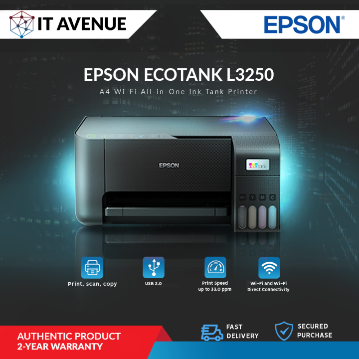 Epson EcoTank L3250 A4 Wi-Fi All-in-One Ink Tank Printer | Lazada PH