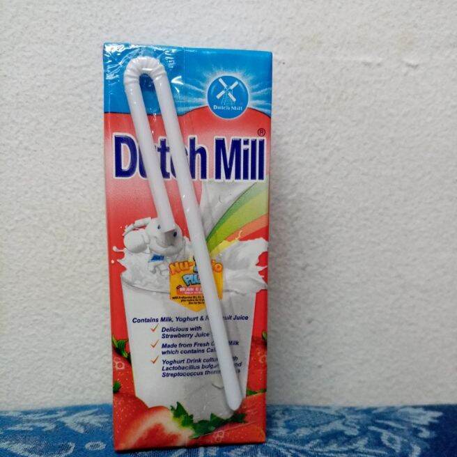 DUTCH MILL, UHT YOGHURT DRINK WITH STRAWBERRY JUICE(180ml) | Lazada PH