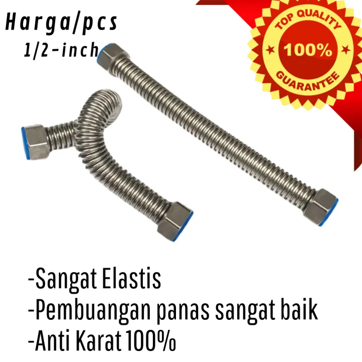 Selang Flexible Air Panas 30cm. Selang Flexible Kaku | Lazada Indonesia
