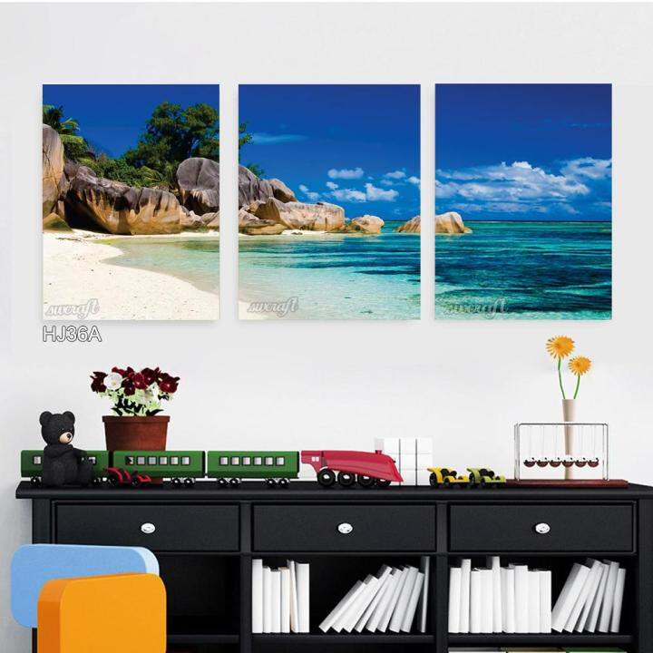 Bingkai Kayu Hiasan Dinding Jam Dinding Poster Kayu Wall Decor Rumah