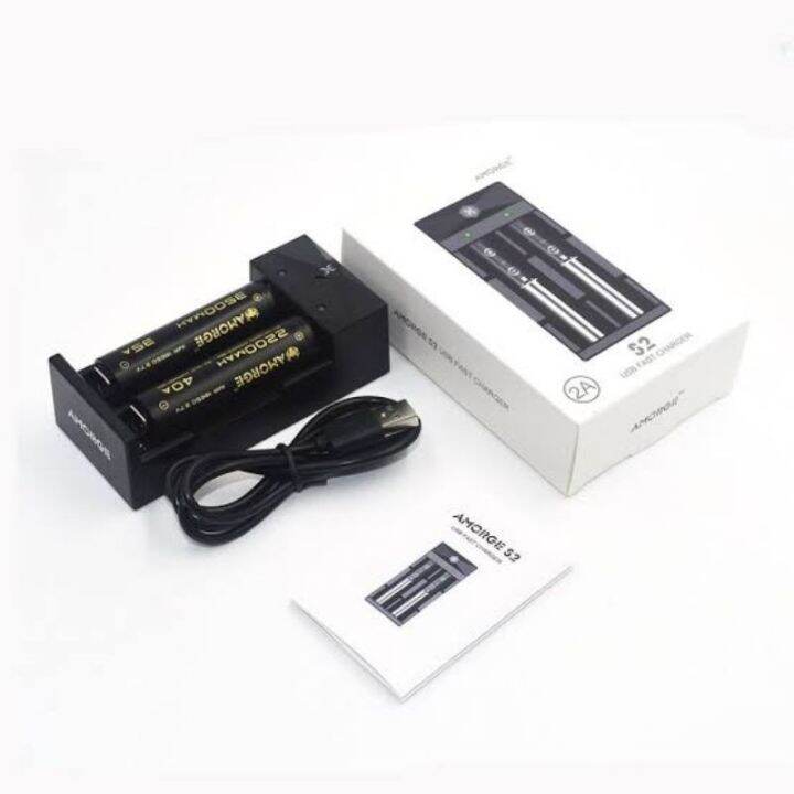 Original USB Charger 2bay for vape 18650 and other batteries | Lazada PH