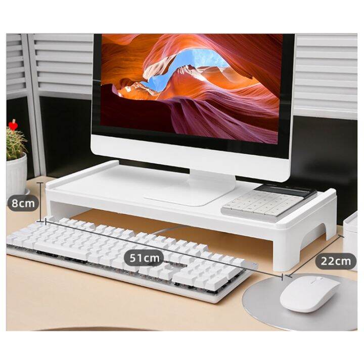 1Pcs Laptop PC Stand Desktop Table Storage Organizer Shelf Computer ...