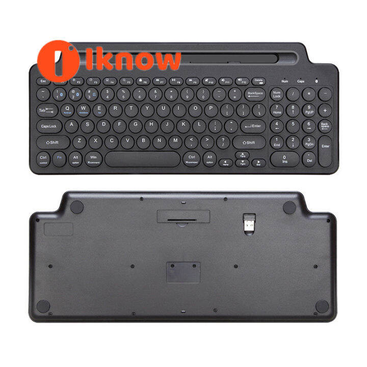 I know Bluetooth wireless keyboard card slot keyboard 2.4G tablet ...