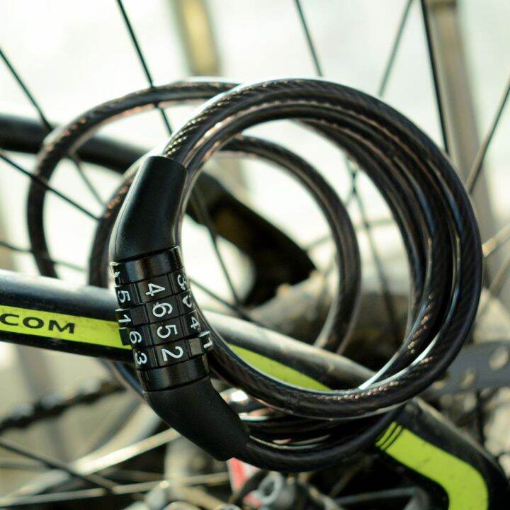 Quality Bicycle Bike Anti-Theft 4-Digital Chian Lock Code | Lazada PH