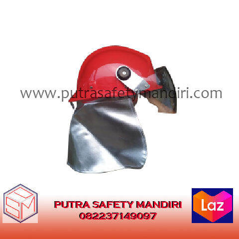 HELM REGU DAMKAR MERAH FIRE FIGHTER HELMET SAFETY APD LOKAL HARGA MURAH ...