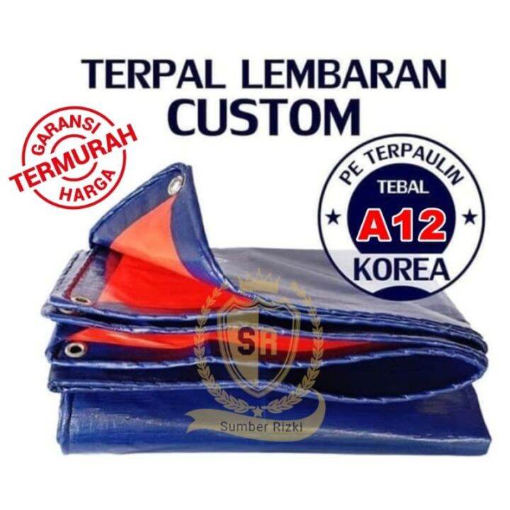 TERPAL A12 JUMBO 6x12 8x10 6x8 6x10 5x7 dll. UKURAN TERLENGKAP, KUAT ...