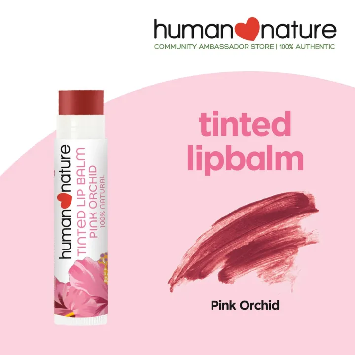 Human Nature Natural Tinted Lip Balm with Cooling Effect | Lazada PH