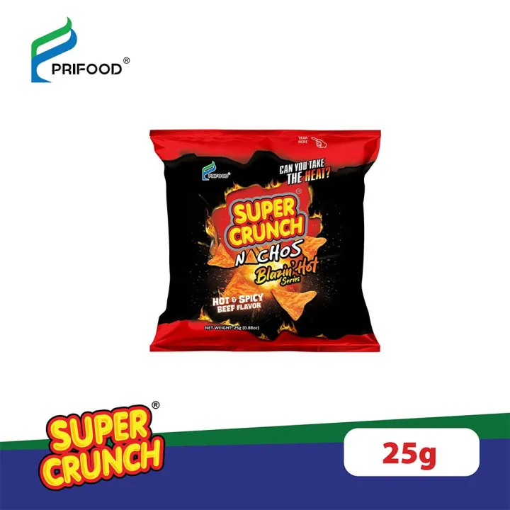 Super Crunch Nachos Blazin' Hot Series 25g | Lazada PH