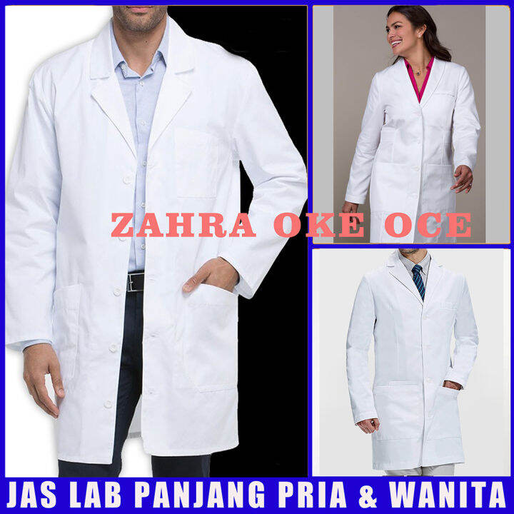 Jas LAB / Jas Laboratorium / Jas Praktek Lengan Panjang | Lazada Indonesia