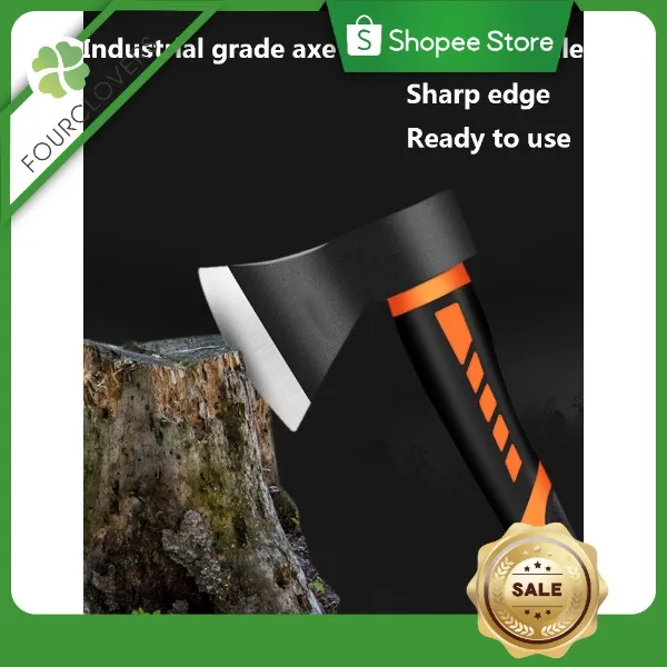 (fourclovers)Industrial-grade long axe and short axe high-quality steel ...