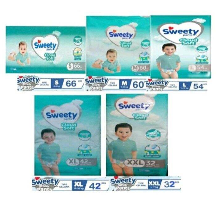 Sweety Silver Pants S66/M60/L54/XL42/XXL32 | Lazada Indonesia