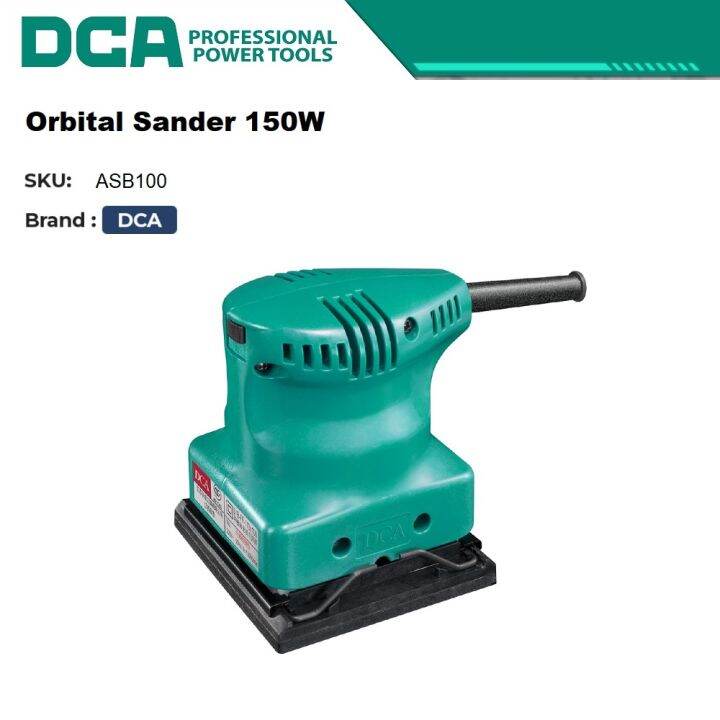 DCA ORBITAL SANDER 150W - ASB100 | Lazada