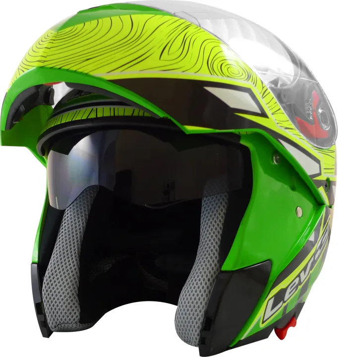 Lev3® Racing Sports Helmets Modular BJ-5710 Pines Motorcycle Helmet ...