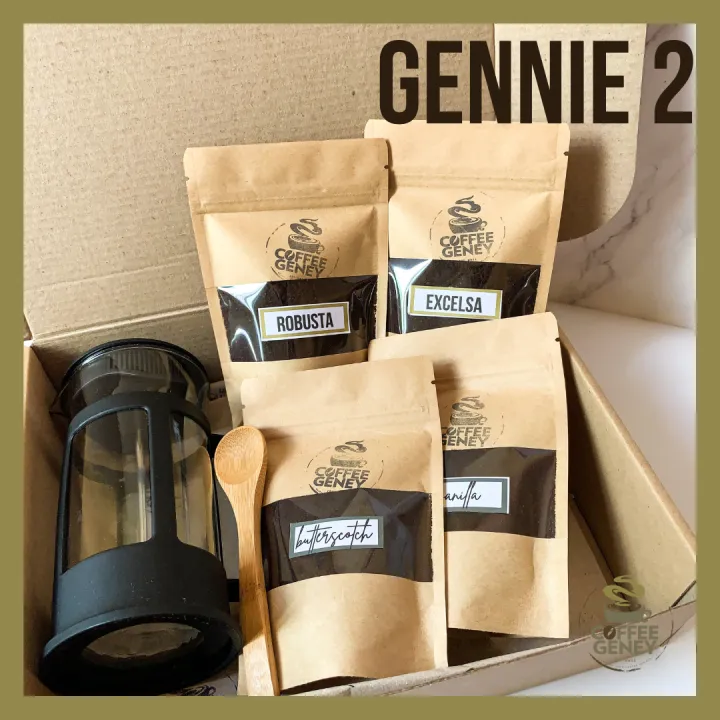 Gennie 2 Coffee Gift Set I Coffee Geney | Lazada PH