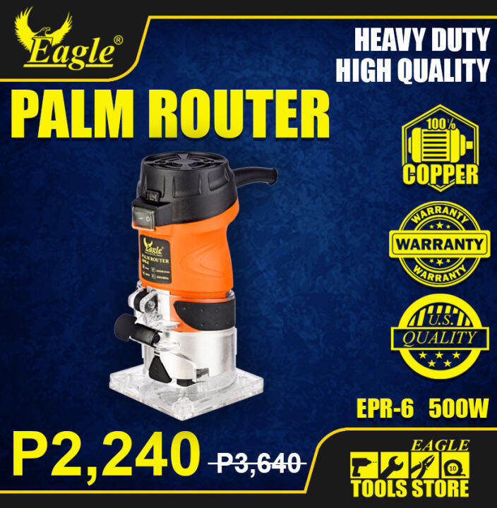 Heavy Duty Palm Router 500W EPR-6 Eagle Professional Tools | Lazada PH
