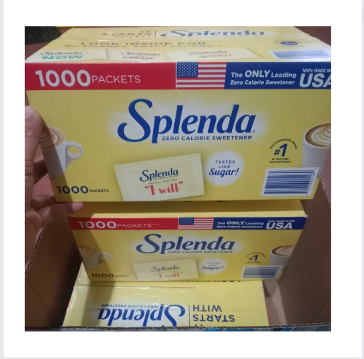 SPLENDA ZERO CALORIE SWEETENER IMPORTED (1000 PACKETS PER BOX) | Lazada PH