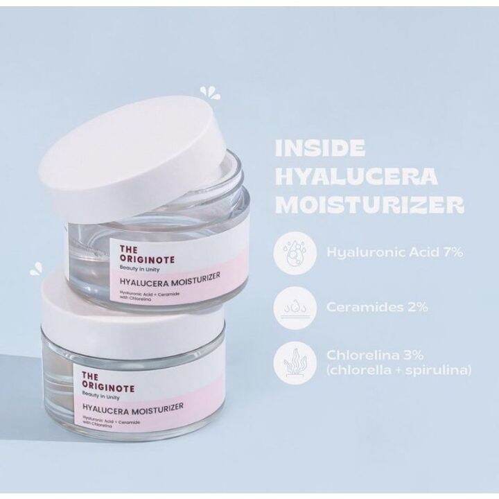 The Originote Hyalucera Moisturizer Gel 50ml - Pelembab Wajah untuk ...